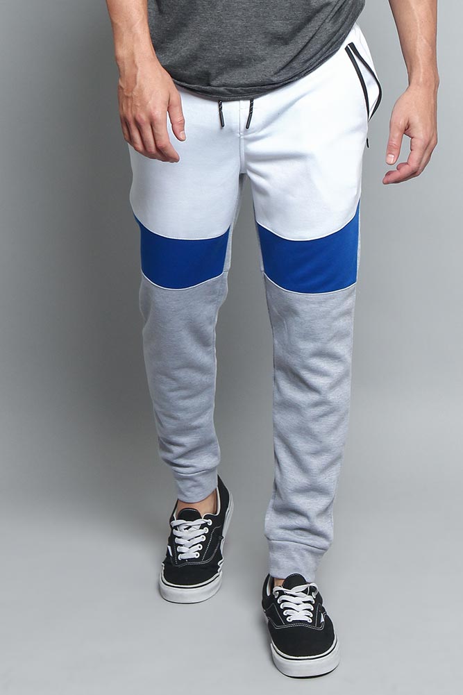 Tri Color Blocked Sweat Pants – G-Style USA