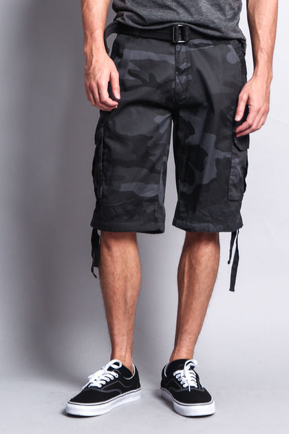 Camo Ripstop Belted Cargo Shorts 9AP30 - GStyleUSA.com – G-Style USA