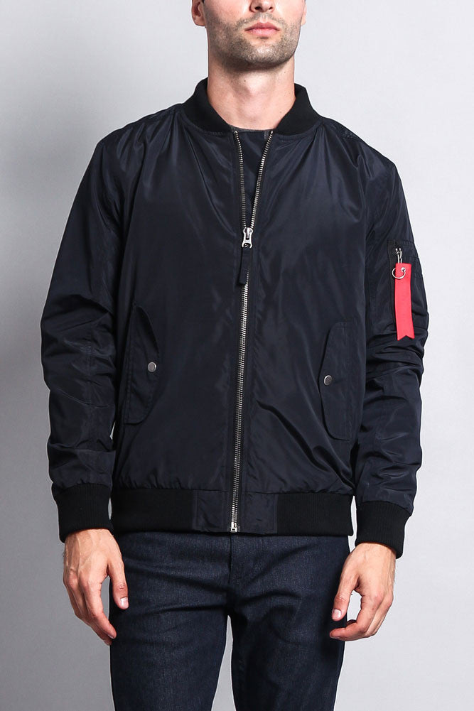 Contrast Lightweight Bomber Flight Jacket – G-Style USA