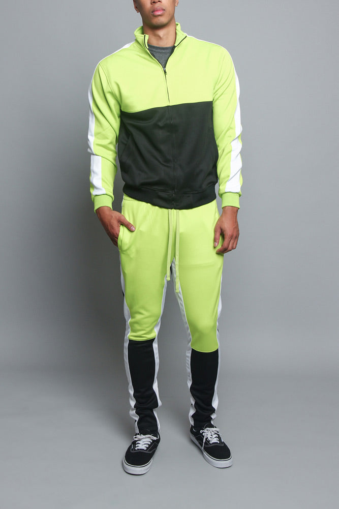 Tri-Colored Track Suit Set – G-Style USA