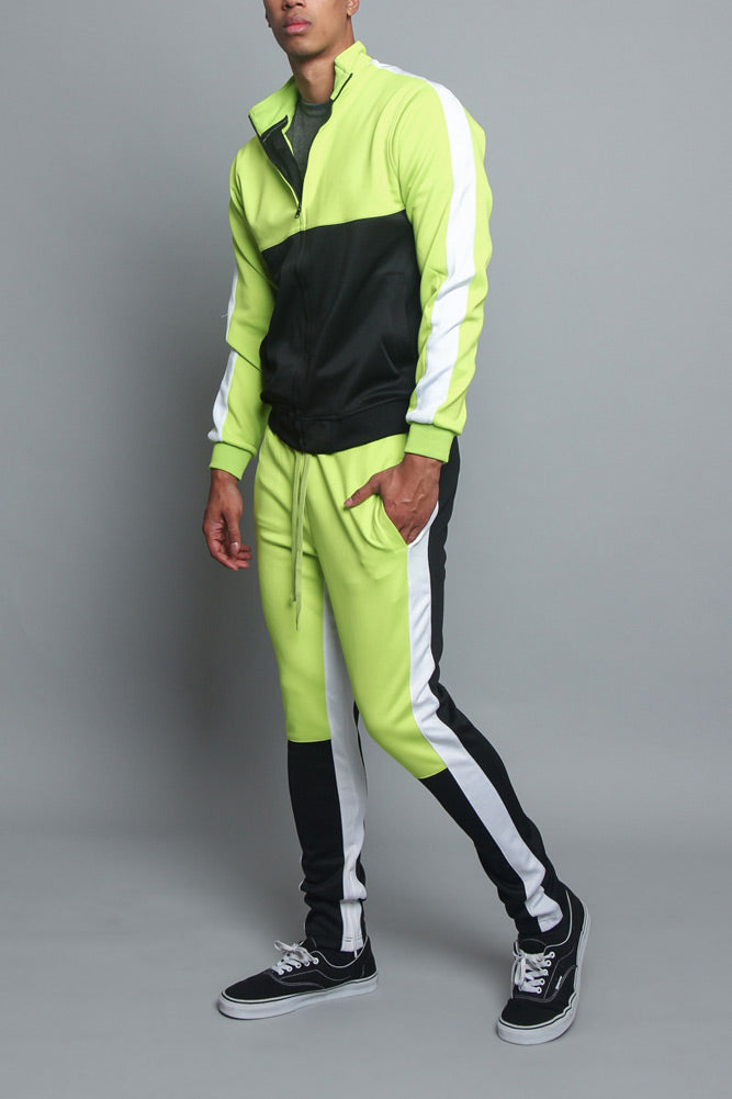 Tri-Colored Track Suit Set – G-Style USA