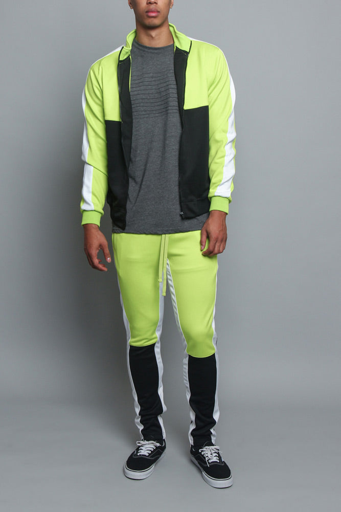 Tri-Colored Track Suit Set – G-Style USA