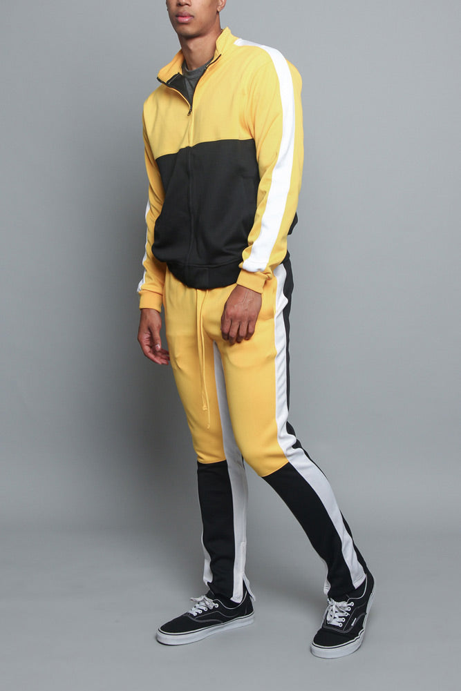 Tri-Colored Track Suit Set – G-Style USA