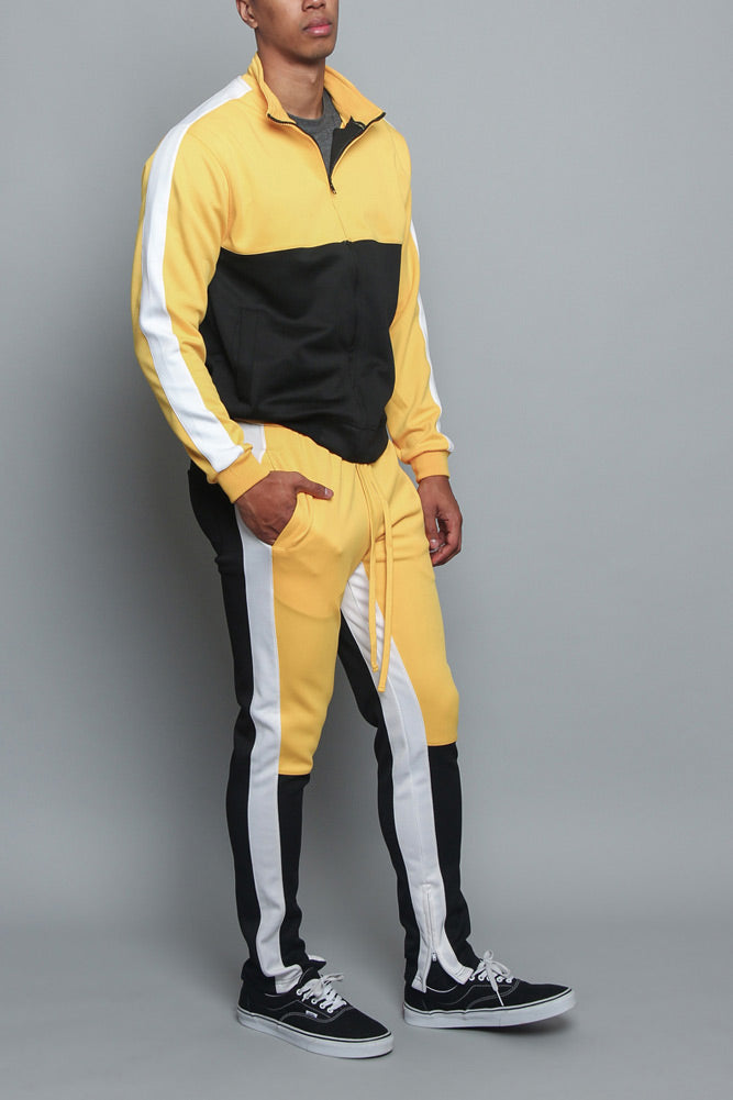 Tri-Colored Track Suit Set – G-Style USA