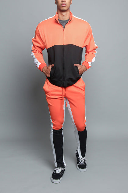 Tri-Colored Track Suit Set – G-Style USA
