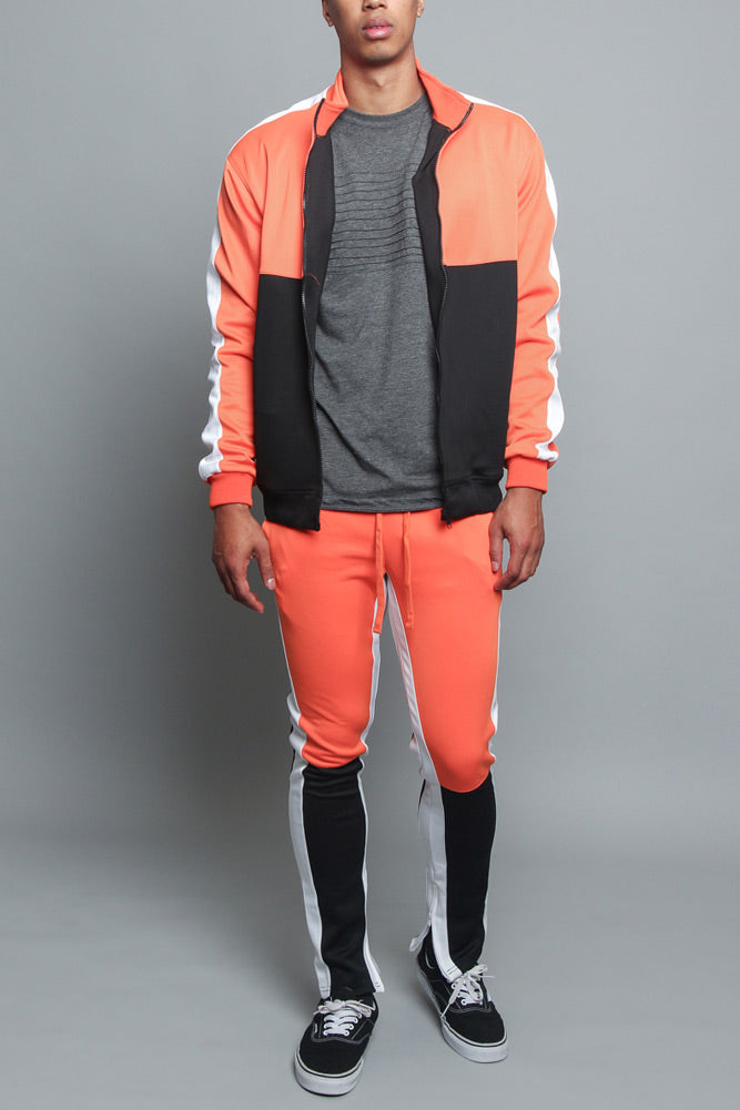 Tri-Colored Track Suit Set – G-Style USA