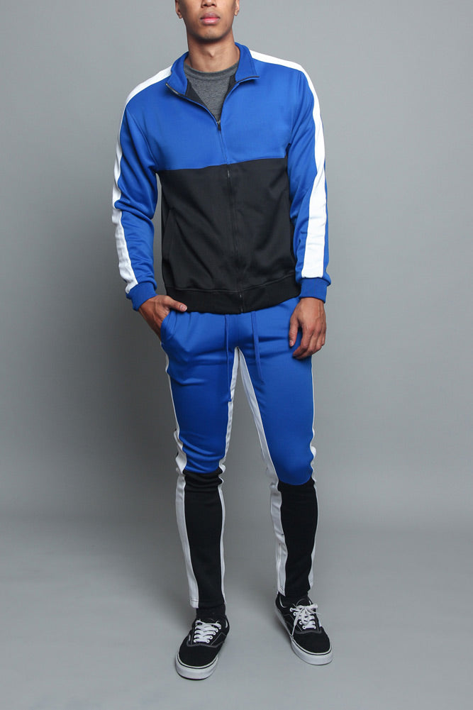 Tri-Colored Track Suit Set – G-Style USA