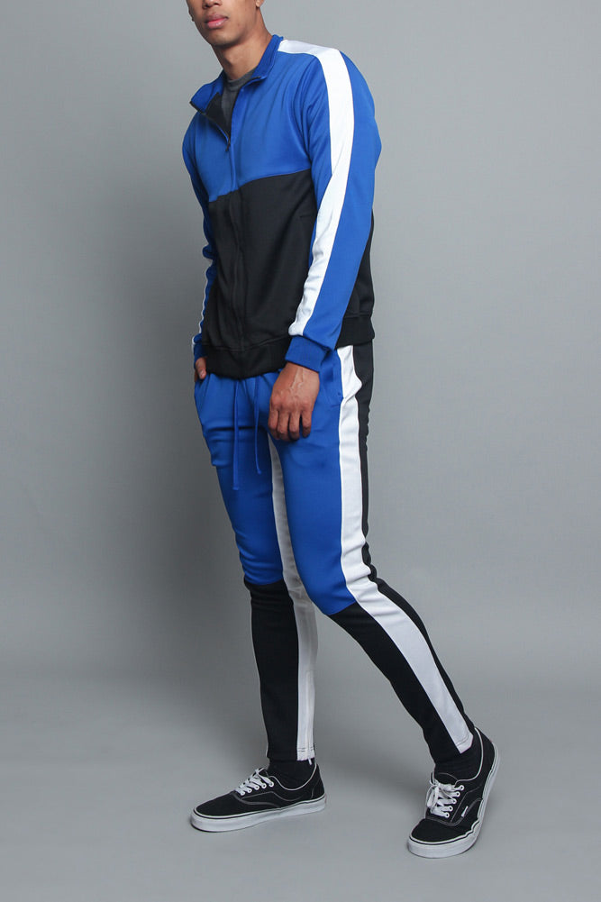 Tri-Colored Track Suit Set – G-Style USA
