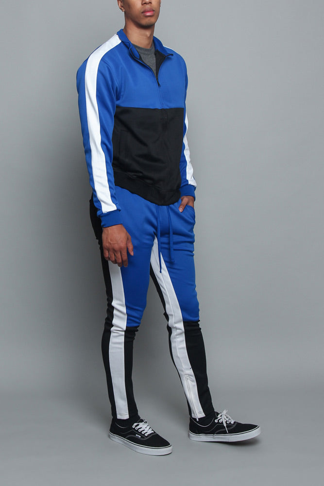 Tri-Colored Track Suit Set – G-Style USA