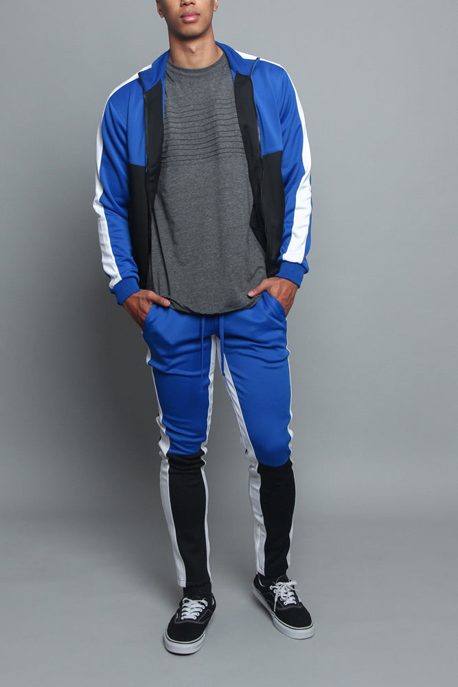 Tri-Colored Track Suit Set – G-Style USA