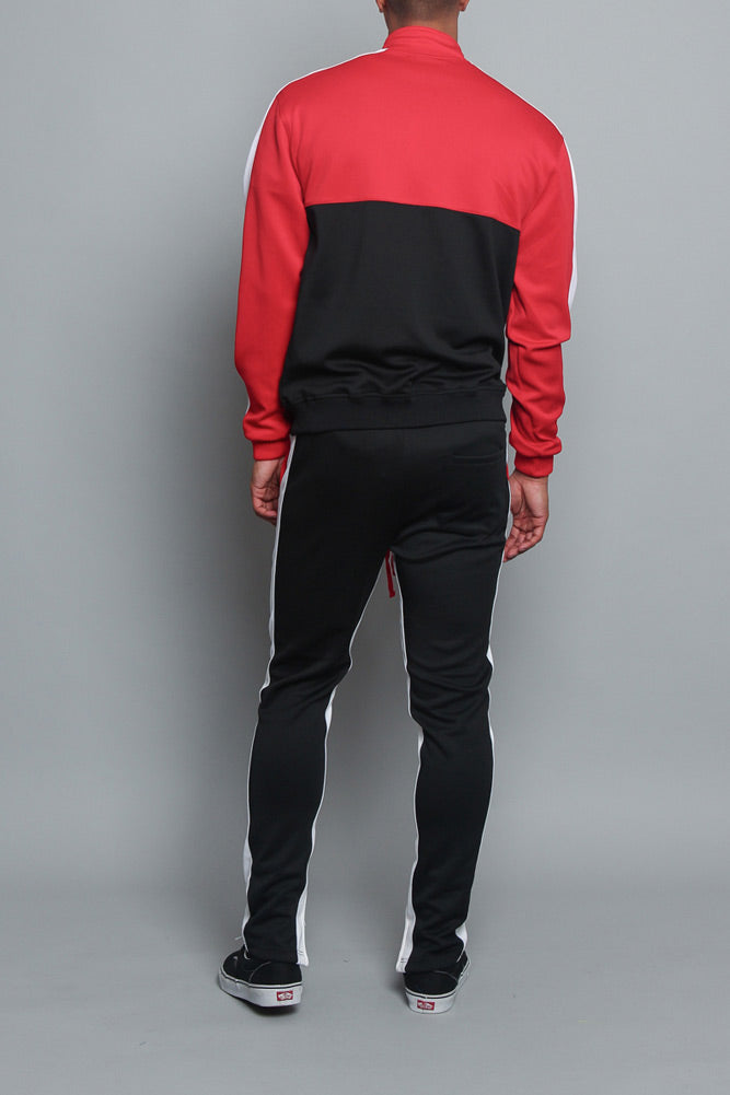 Tri-Colored Track Suit Set – G-Style USA