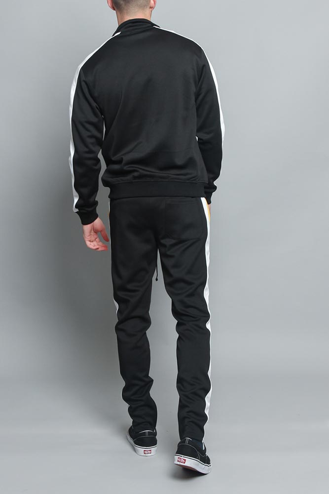Tri Color Blocked Track Suit – G-Style USA