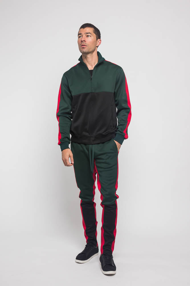Tri-Colored Track Suit Set – G-Style USA
