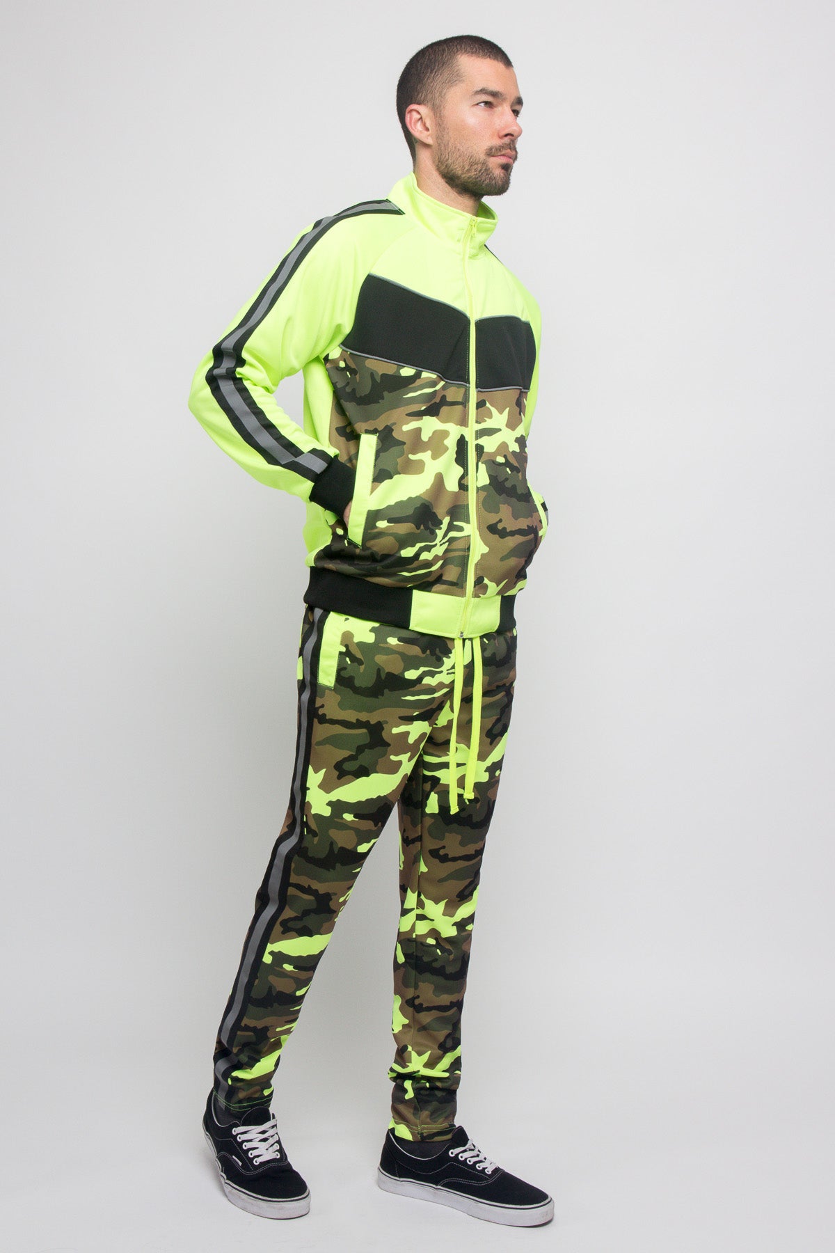 Reflecting Neon Camo Tracksuit – G-Style USA