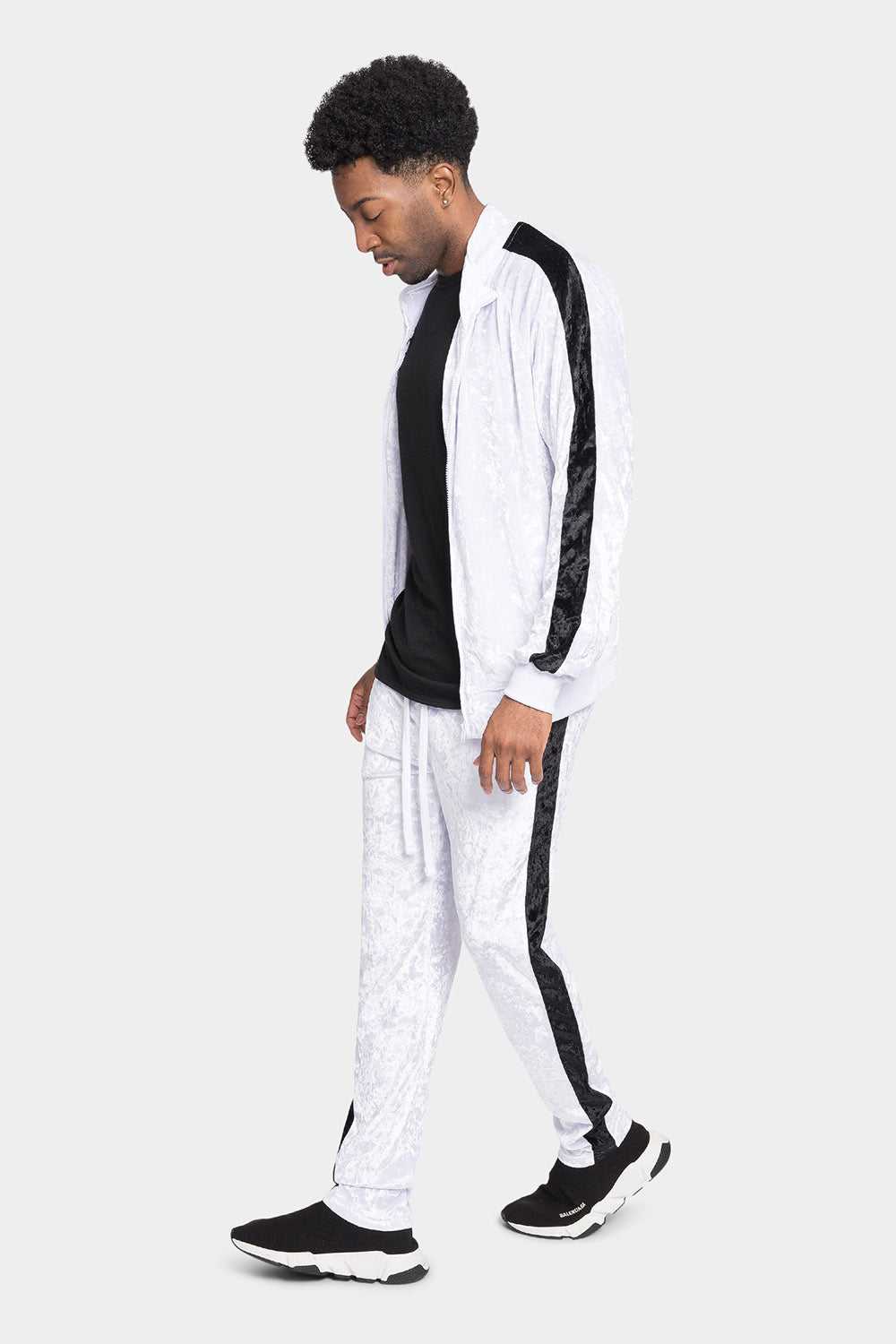 Accented Velour Track Suit – G-Style USA