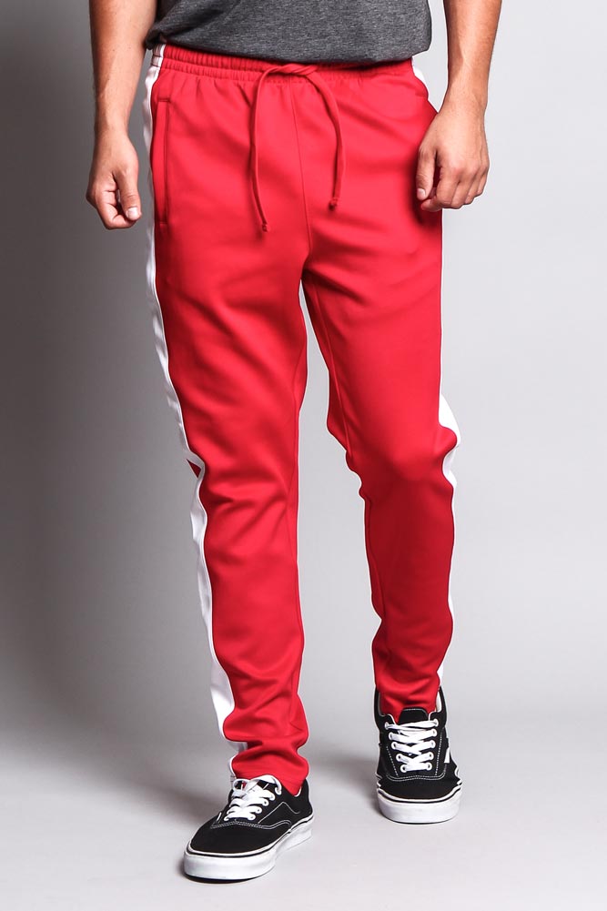 Slim Fit Striped Track Pants – G-Style USA