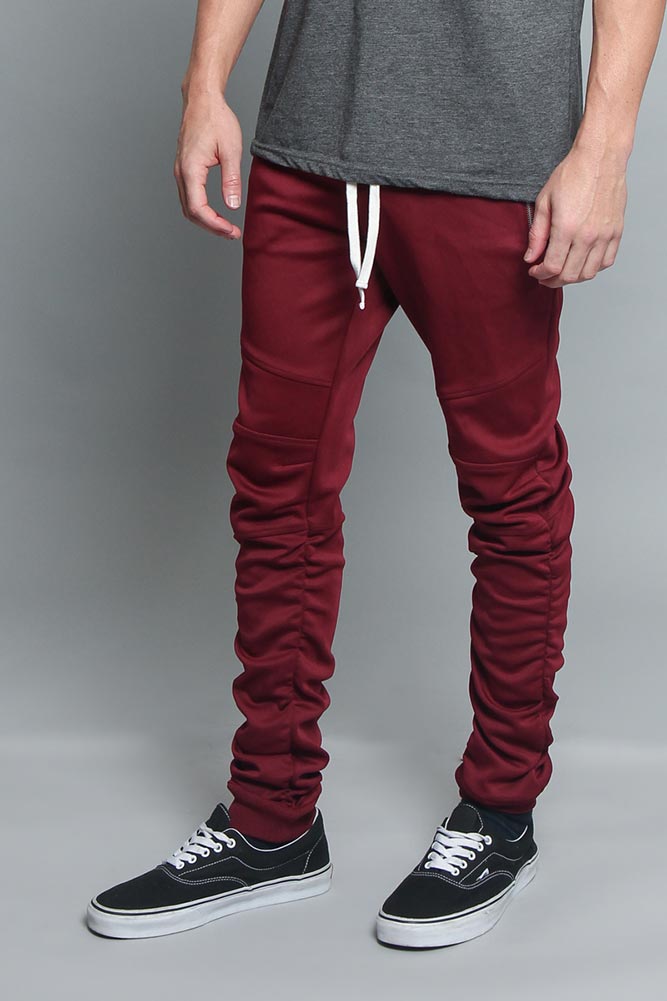 Scrunched Skinny Fit Track Pants – G-Style USA