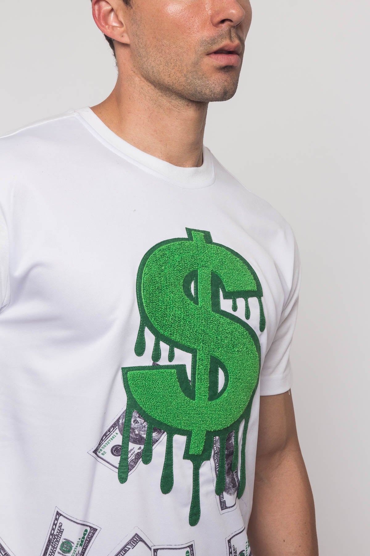 Chenille Dollar Sign T-Shirt – G-Style USA
