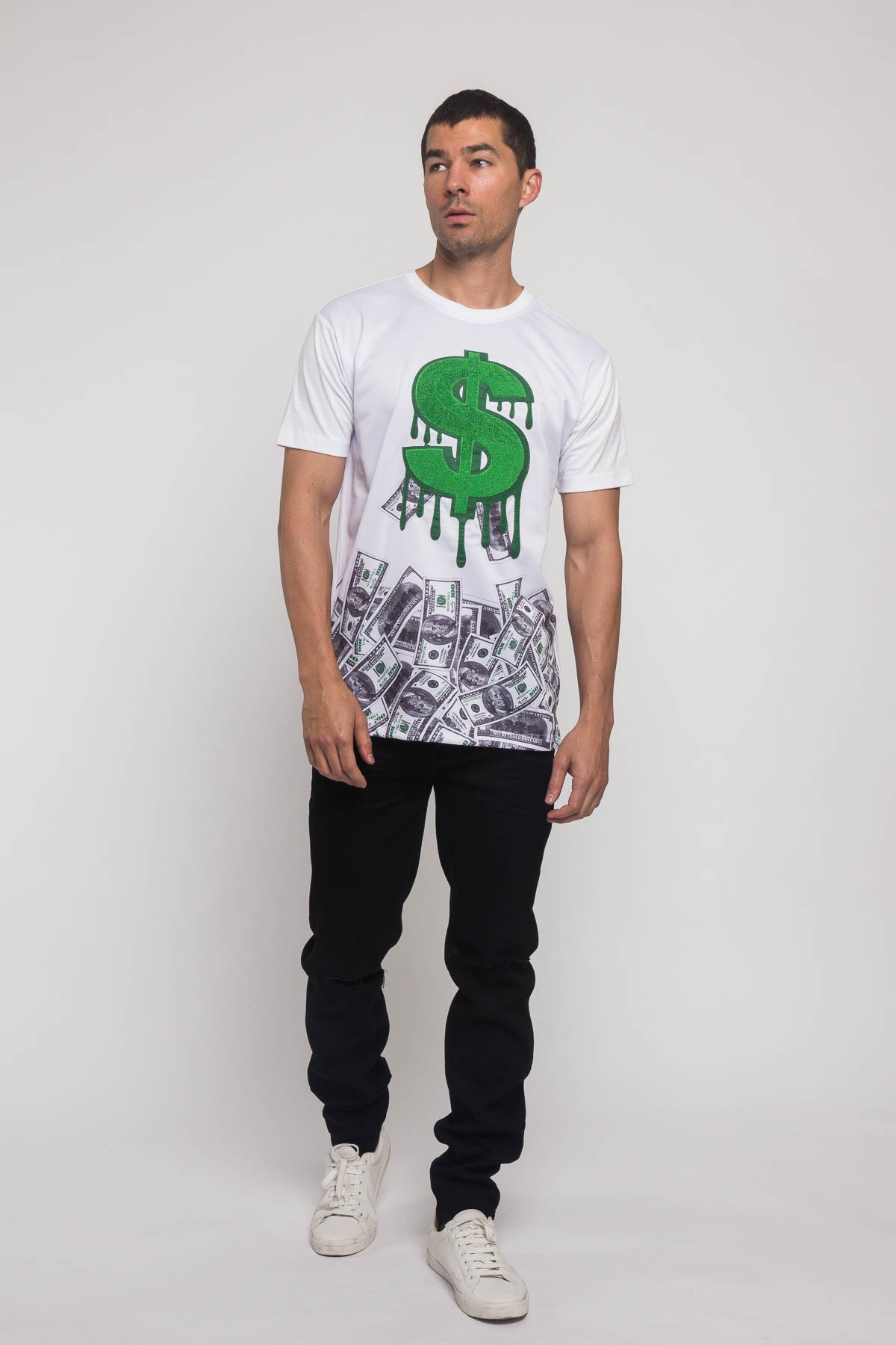 Chenille Dollar Sign T-Shirt – G-Style USA