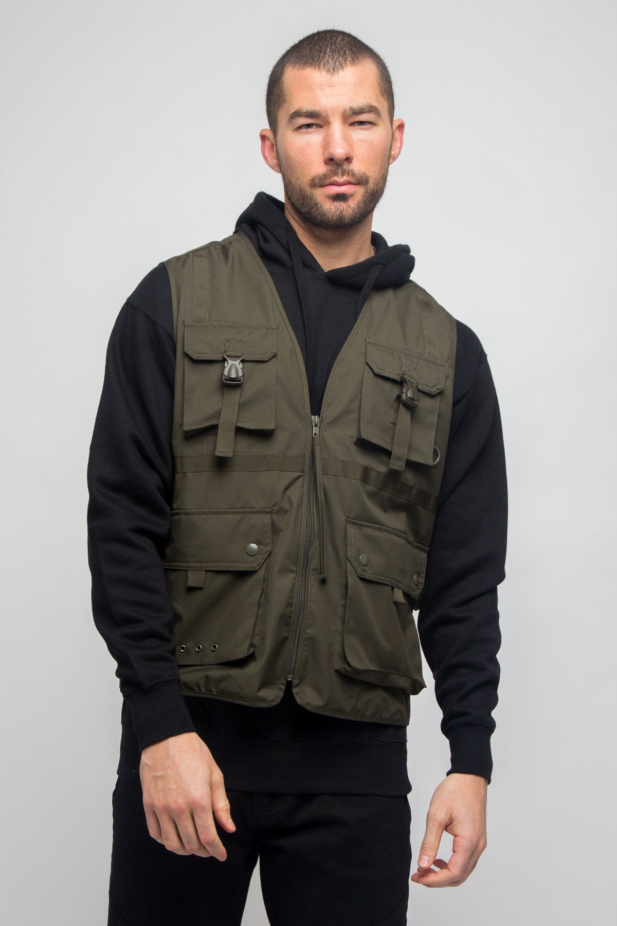 Utility Buckled Pocket Vest – G-Style USA