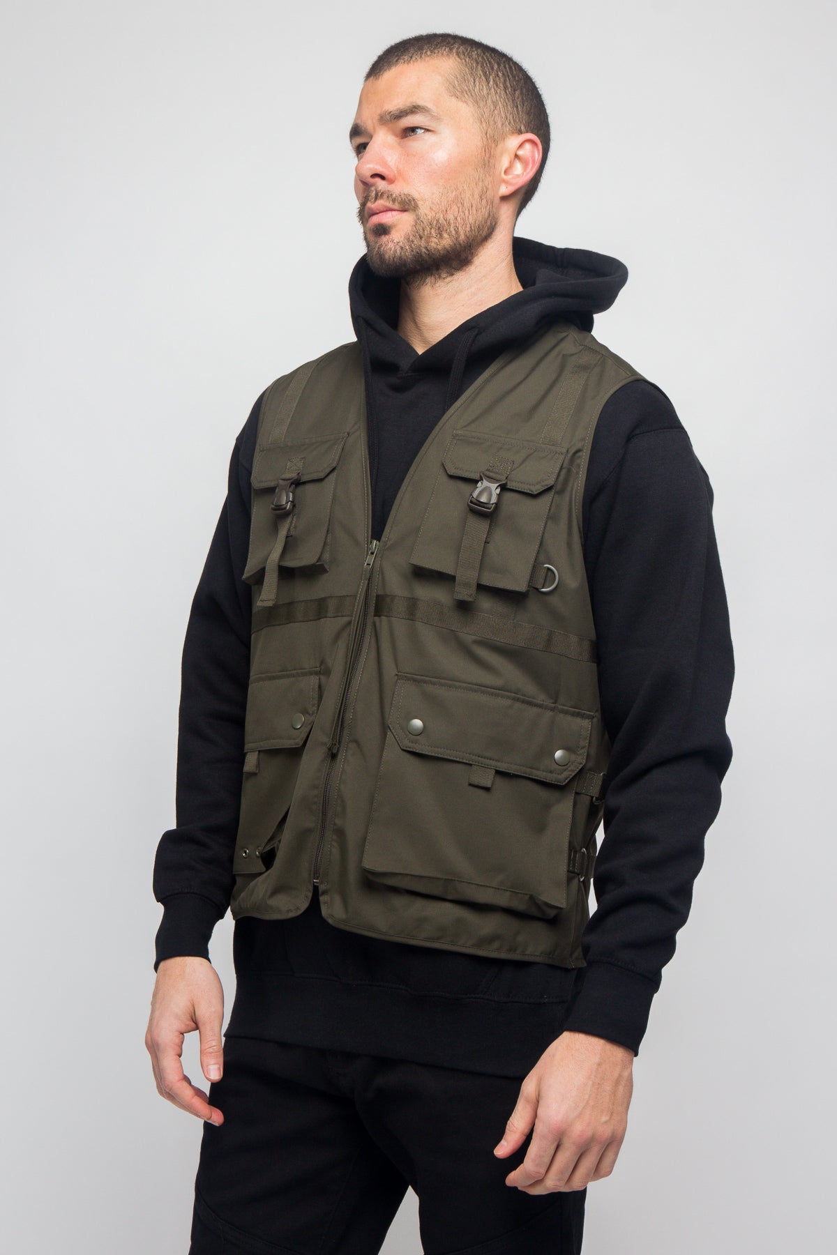 Utility Buckled Pocket Vest – G-Style USA