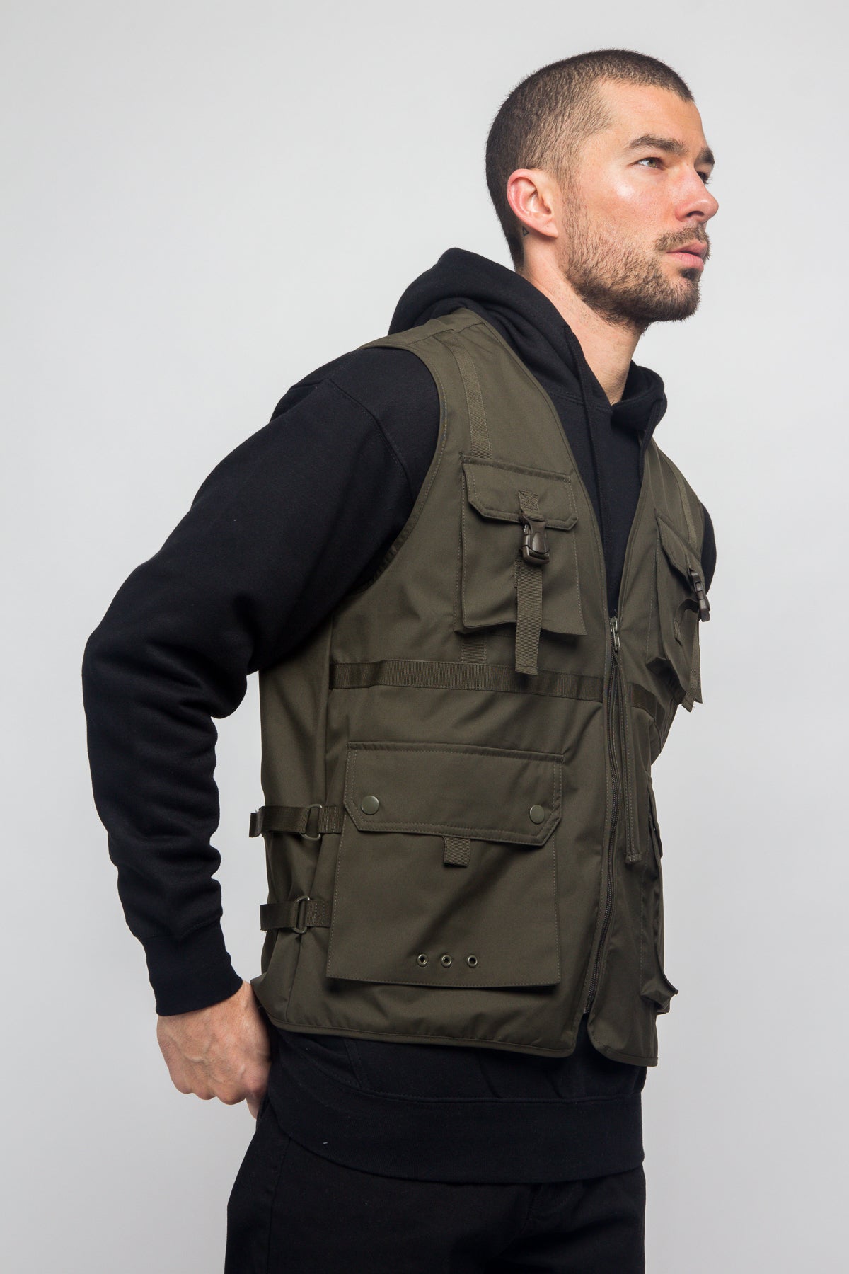 Utility Buckled Pocket Vest – G-Style USA