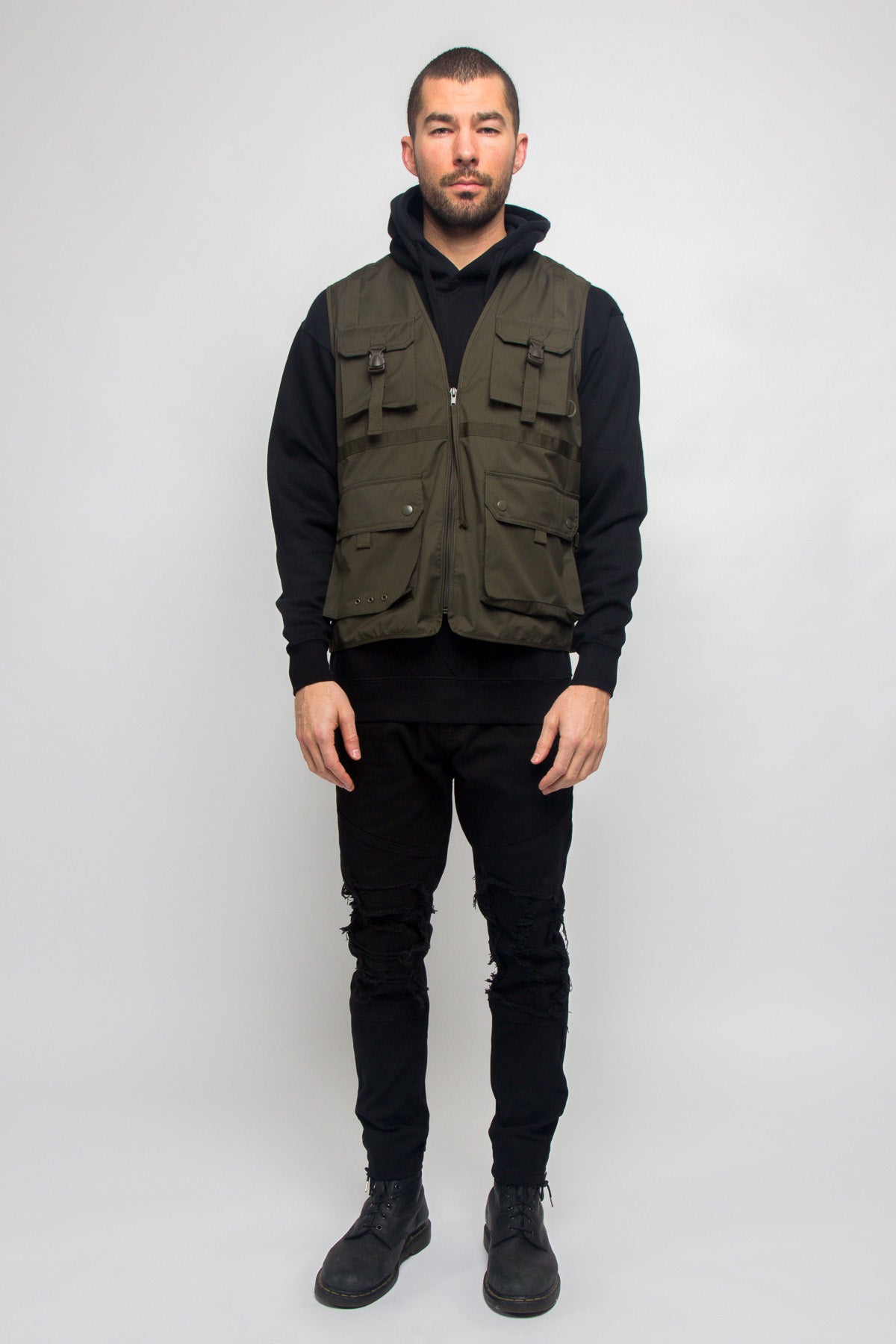 Utility Buckled Pocket Vest – G-Style USA